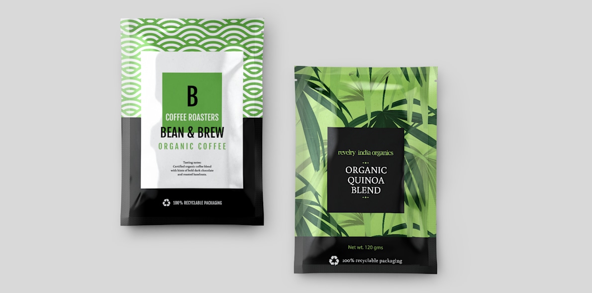 Flat Pouches - Custom Flat Barrier Pouches with Zipper | VistaPrint